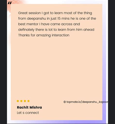 Deepanshu Kapoor He Him On Linkedin Mentorship Mentor Mentoring