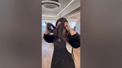 긴머리 단발머리로 싹뚝 부하지 않게 일자단발 변신후 모발기부하셨어요💜 Youtube