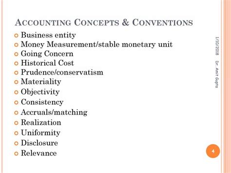 Accounting Concepts And Principles Powerpoint Slides Learnpick India