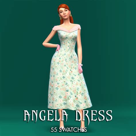 Angela Dress Files The Sims 4 Create A Sim Curseforge