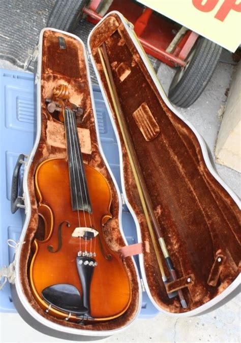 Nice Glaesel Violin Fiddle With Case And Bow Live And Online