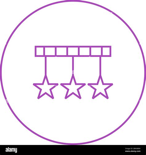 Beautiful Three Stars Line Vector Icon Stock Vector Image And Art Alamy