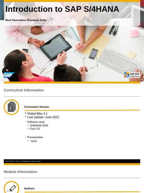 03intro To Erp Sap Intro S4hana Using Global Bike Sap Pdf