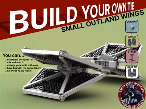 Lego Moc Outland Wings Small Build Your Own Tie By Thomin