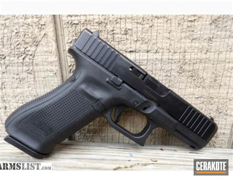 Glock 19 Cerakoted In Cobalt Cerakote