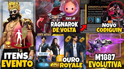 URGENTE NOVO CODIGUIN SORRISO DECOMPOSTO BANDEIRÃO RAGNAROK OURO