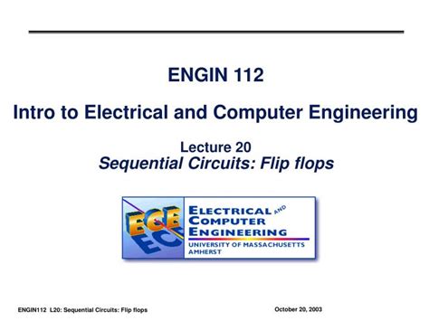 ppt engin 112 intro to electrical and computer engineering lecture 20