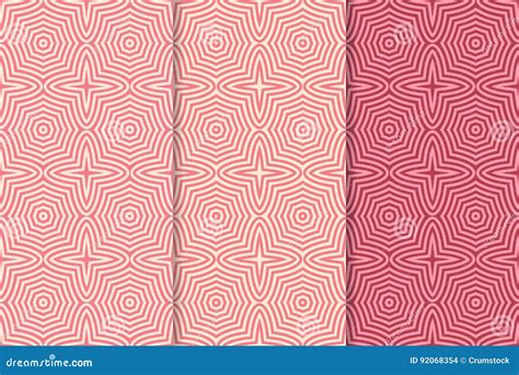 Geometric Seamless Pattern Colored Background Stock Vector Illustration Of Retro Graphic