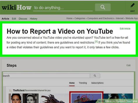 7 Ways To Contact YouTube WikiHow