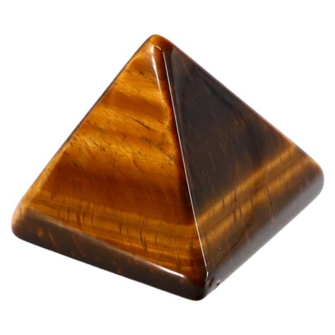 Пирамида от полускъпоценни камъни No006 3 см Многоцветна Emag Bg