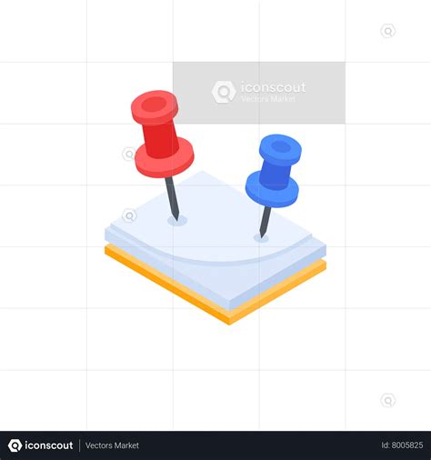Drawing Pins Animated Icon Download In Json Lottie Or Mp4 Format