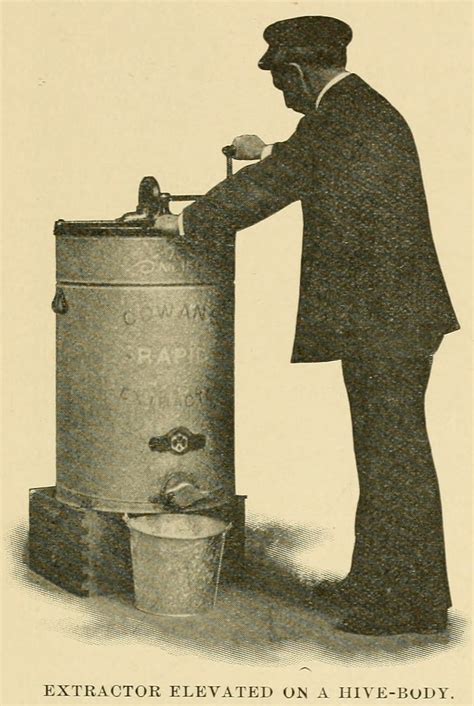 Extractor Elevated On A Hive Body From The Abc And Xyz Of Bee Culture