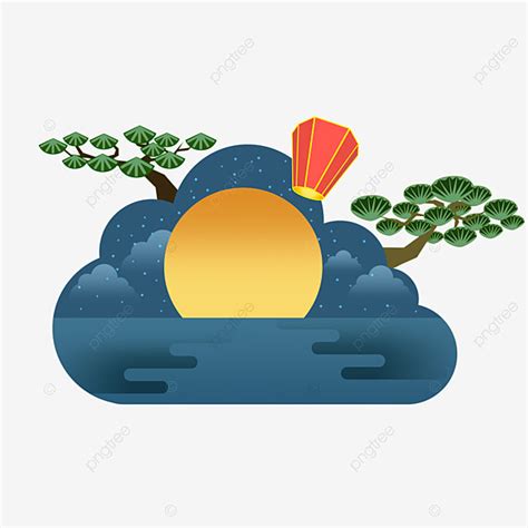 한가을 축제 일러스트 월병 축제 달 추석 포스터 Png 일러스트 및 이미지 에 대한 무료 다운로드 Pngtree