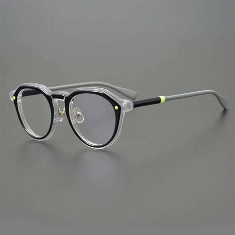 Kaylaa Vintage Acetate Glasses Frame Stili Di Moda Maschile Occhiali