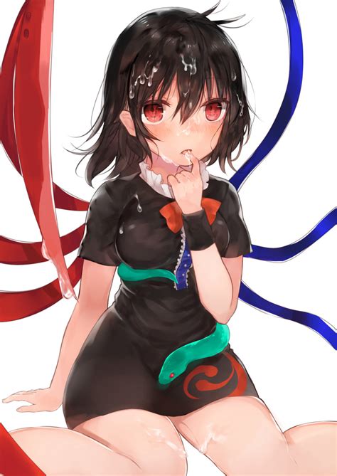 Rule 34 Absurdres Asymmetrical Wings Bangs Bare Legs Black Dress