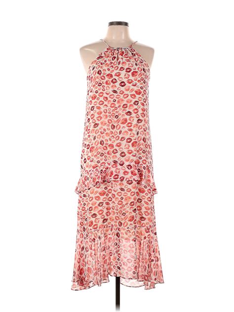 Rachel Zoe 100 Polyester Multi Color Red Pierre Maxi Size 10 79 Off