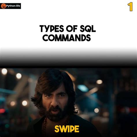 Adithya Kortha On Linkedin Python Life On Instagram Types Of Sql Commands Share With Your