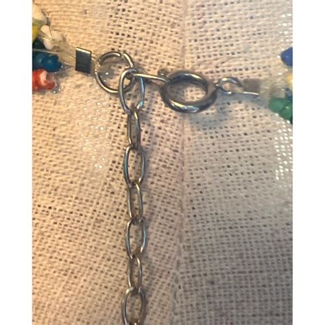 Multi Strand Seed Bead Necklace 14 Gem