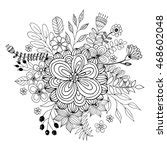 Flower Outline Coloring Page Free Stock Photo Public Domain Pictures