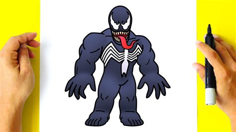 Como Desenhar O Venom Como Dibujar A Venom How To Draw Venom Youtube