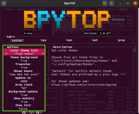 How To Install Bpytop Resource Monitoring Tool On Ubuntu