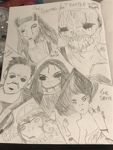 I Drew Some Dbd Killers And Nea R Deadbydaylight