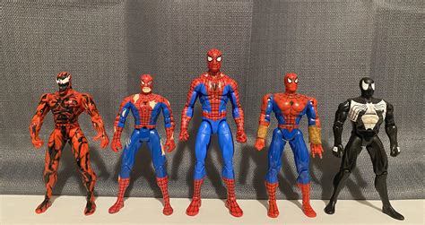 My 90s Animated Spidey Collection Ractionfigures