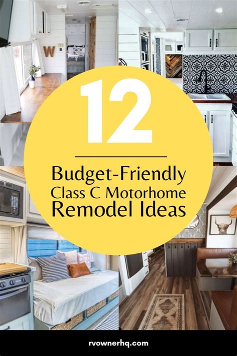 Budget Friendly Class C Motorhome Remodel Ideas You Cant Miss 💸 Motorhome Remodel Motorhome