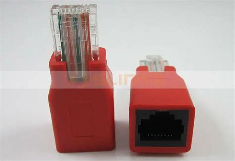 Network Male To Female Rj45 Adapter Extension Connector Straight Thru