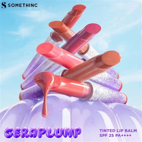 Jual Somethinc Ceraplump Tinted Lip Balm Spf25 Shopee Indonesia