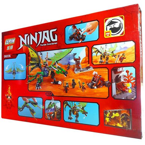 Bộ Lego Ghép Hình Ninjago Siêu Rồng No06036 Gồm 618 Chi Tiết Lego