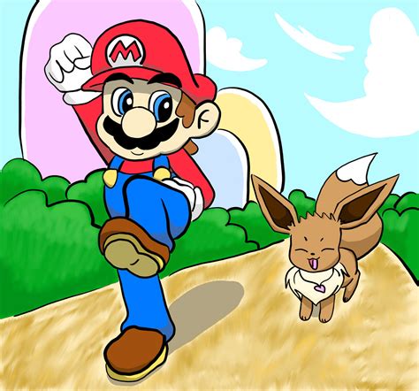 Mario And Katherina The Eevee By Sophie31802 On Deviantart