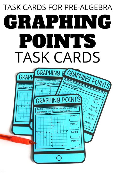 graphing points task cards task cards graphing homeschool math