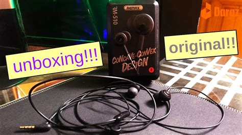 Original Remax RM510 Earphone | Full Unboxing😍 - YouTube