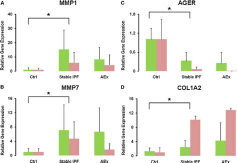 Relative Gene Expression Levels Of Representative Genes Known To