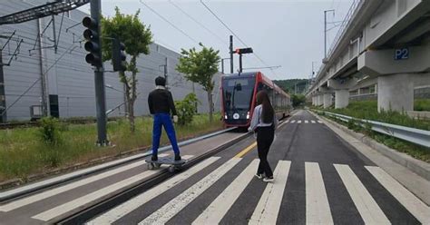 트램 자율주행기술 국내 최초 개발전방 100m 내 객체 인식