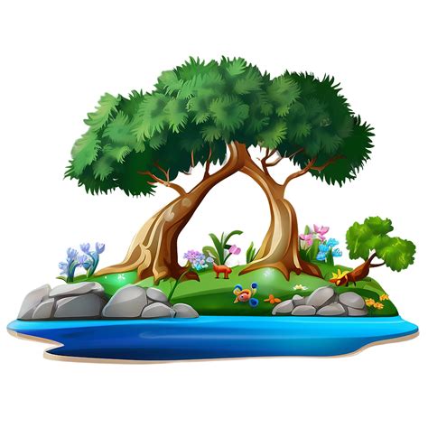 Download Cartoon Nature Scenes Png Mfu66