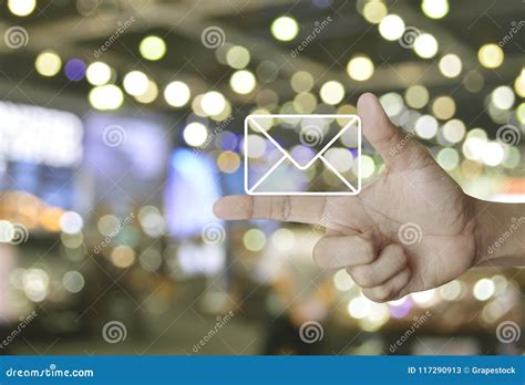 Mail Icon Contact Us Concept Stock Image Image Of Mall Industry