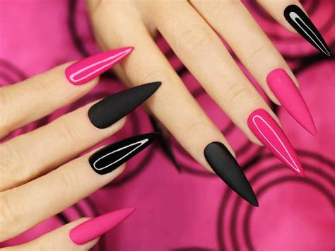Dark And Alluring 31 Black French Tip Nail Ideas Youll Adore We