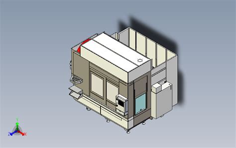 Umc 1500 Duo 5轴数控加工中心铣床step模型图纸下载 懒石网