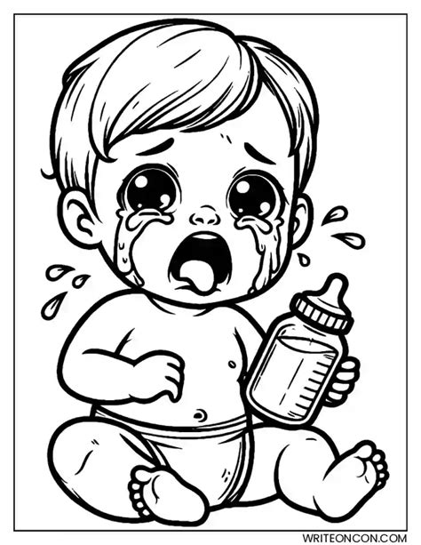 7 무료 인쇄 가능한 크라이 베이비 색칠하기 성인 및 어린이를 위한 시트 및 그림 소녀 및 소년 Pdf