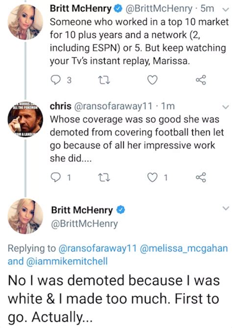 Britt Mchenry Ex Espn Reporter Claims She Was Let Go Because Of Race