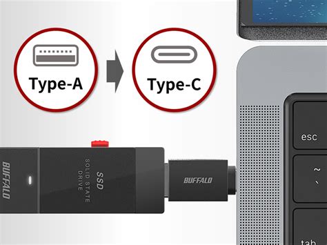 Jp バッファロー Usb C And Usb3 2 Gen1 変換 アダプター 2個セット Type A To Type C 5gbps Bsuac321ad2bk N