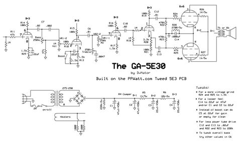 Exploring The Legendary E Schematic Unlocking The Secrets Of Vintage Tone