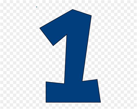 Number 1 Icon High Resolution Blue Digit For Web And Print 3310811