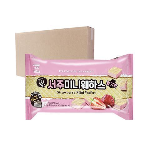 서주 미니웨하스 딸기맛 70g 20개입 [박스] 홈플러스 택배배송