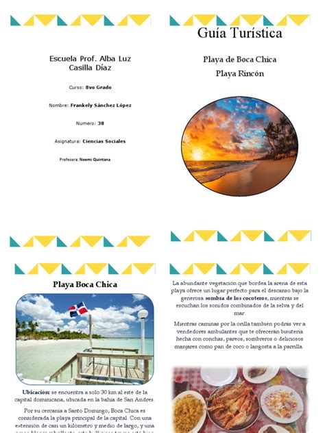 Guia Turistica Boca Chica Pdf Playa