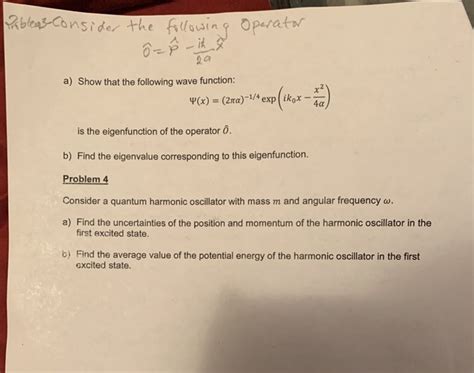 solved a show that the following wave function 9 x s