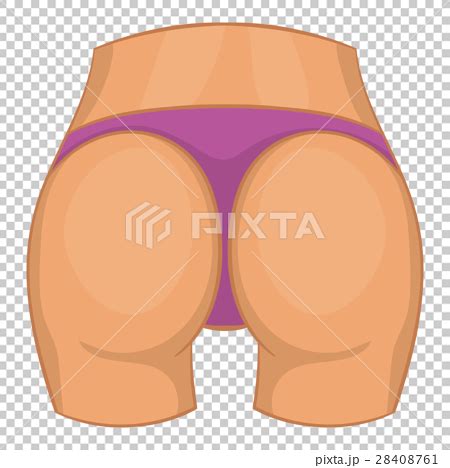 Female Buttocks Icon Cartoon Style Stock Illustration [28408761] Pixta