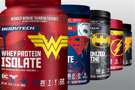 Vitamin Shoppe And Bodytechs Dc Comics Supplements